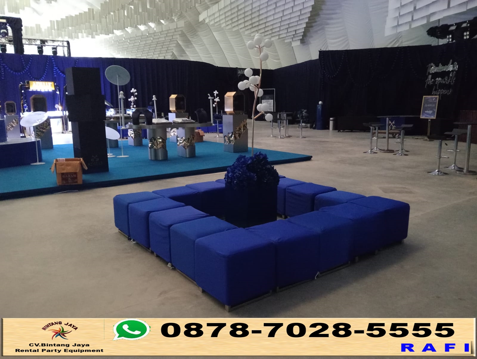 Rental puff biru dan meja IBM Jakarta 0878-7028-5555 / RAFI
